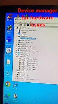 how to use the device manager to update Hardware drivers