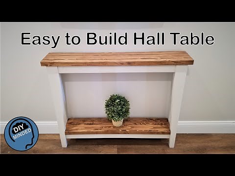 Easy to Build Hall Table - Sofa Table