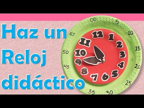 Cómo Hacer Un Reloj Didáctico Con Platos Desechables-Totalmente Creativos 🎨