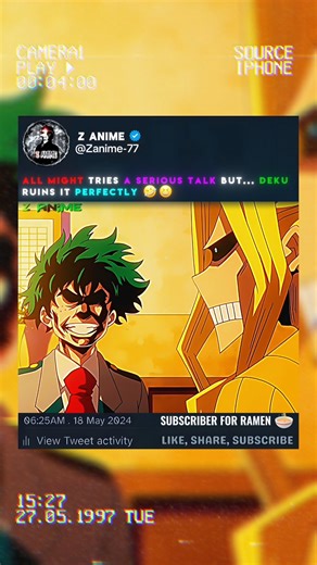 Deku Copies All Might's Face Perfectly 🤯🤣 #myheroacademia #mha #anime #animeedit #amv