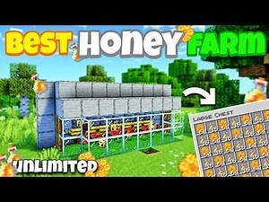 Easiest Automatic HONEY Farm In Minecraft 1.21+