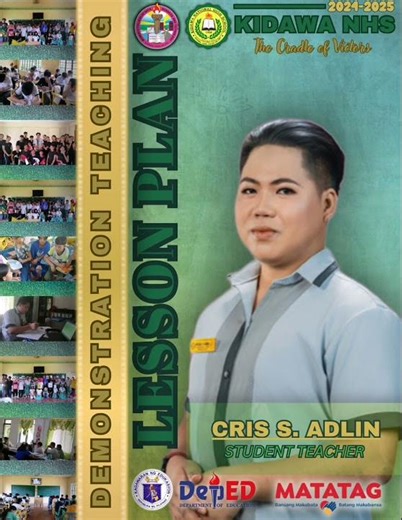 Editable Lesson plan cover Template for demonstration teching