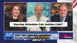 Vaccine Schedule Changes: Less Is More for Kids Medical decisions work best when guided by updated evidence and child-specific risk assessment. Recent changes to the childhood vaccine schedule reflect a shift toward reducing total exposure while prioritizing safety. Fewer doses, fewer combinations, and a clearer focus on necessity aim to lower overall burden while maintaining protection. Support Independent Research: www.mcculloughfnd.org Credit: Real America’s Voice – Just the News, No Noise @R