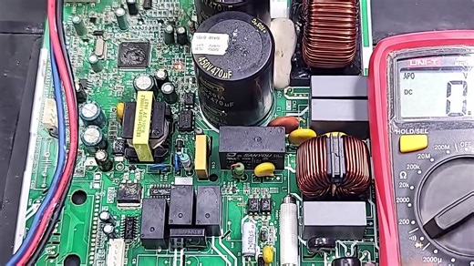 Dawlance PEL Orient Dc inverter ac PO P0 error code Dc inverterac pcb training institute Babar Elect