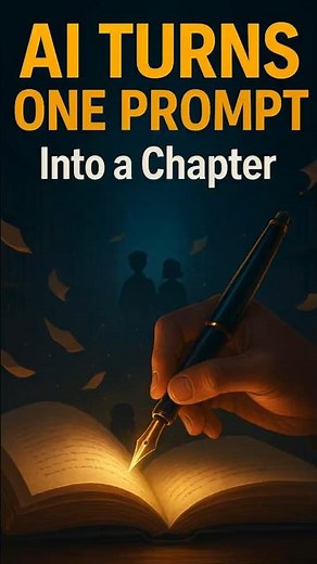 AI Story Generator & Novel Maker Turns One Prompt Into a Chapter Instantly! #AIWriting #Storytelling