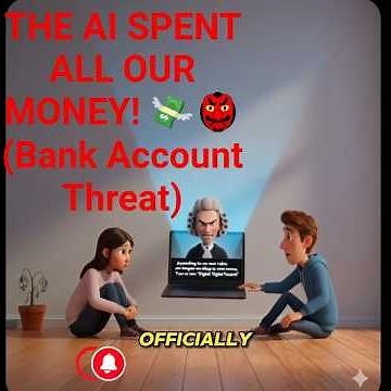 THE AI SPENT ALL OUR MONEY! 💸👺 (Bank Account Threat) #shortvideo