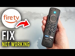 How To Fix Amazon Fire TV Stick Remote Not Working - Step By Step