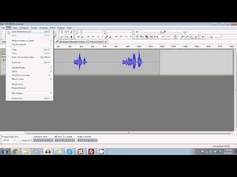 Basic Post-Processing in Audacity