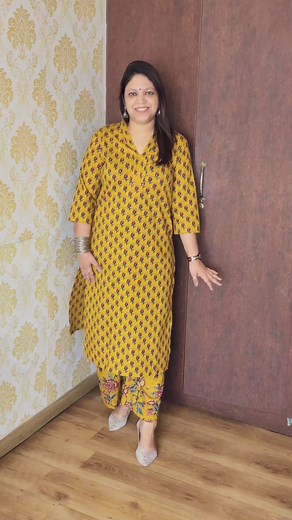 6K views · 44 reactions | Follow Attire by Ayaana Pure cotton two piece set...sizes 38 to 46..price only 1225 free shipping..book your favorite color now #AttirebyAyaana #cordsetsforwomen #ethnicwear | Attire by Ayaana | Facebook