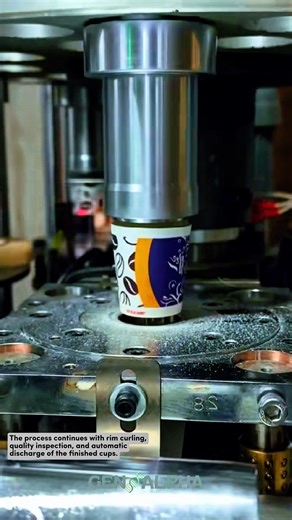 Paper Cup Manufacturing Process #manufacturing