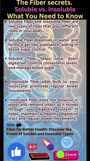 The Fiber secrets. Soluble vs. Insoluble - What You Need to Know