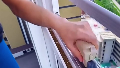 Magic Window Track Cleaner, 2025 New Window Groove Cleaning Brush Tools Set, Hand-held Window Track Cleaner Brushes Tools for Window lides Gaps Tile Lines Shutter Car Vents (2, Green, Grey)