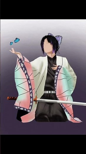 Drawing Shinobu: The Insect Hashira #shorts #artshorts #drawingshorts #digitalart #digitalartwork