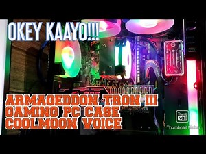 ARMAGEDDON TRON III GAMING PC CASE WITH COOLMOON VOICE CONTROL LIGHT