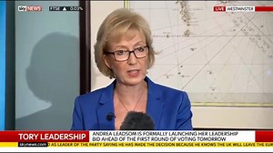 234K views · 5.2K shares | Andrea Leadsom vowed to respect the people's will to leave the European Union at the formal launch of her leadership bid yesterday. She spoke at length on her desire to end Free Movement, to trigger Article 50 as soon as possible and to ensure EU nationals currently living in the UK are protected, if she becomes Prime Minister. Good luck in today's round of voting, Andrea! | Leave.EU | Facebook