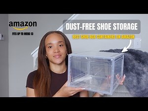 Best Amazon Shoe Box Organizers | Dust-Free, Stackable, Easy Build (Unboxing + Assembly)