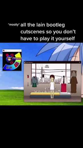 the mini game to unlock them isn’t fun so here you go #lain #lainkiss #serialexperimentslain