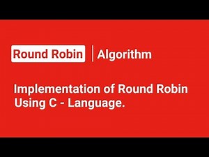 Round Robin Algorithm in C #os #roundrobin #algorithm