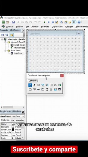 Cómo crear un formulario en Excel VBA #conociendoexcel #excel #excelvba