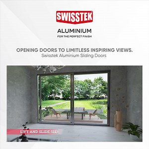 61 reactions · 9 comments | Swisstek Sliding Doors seamlessly merge indoor and outdoor spaces, creating a fluid transition that opens up your surroundings. Experience the beauty of unobstructed views, inviting natural light and panoramic scenes into your living spaces. | Swisstek Aluminium | Facebook