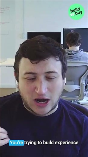 "we tried to build an experience on top of the vendor, & then we ended up just building the vendor"