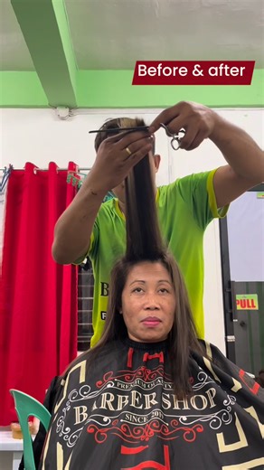 Hair transformation Jhimia Barbershop for Men and Women #hairtransformation | Trapz Natoy TV