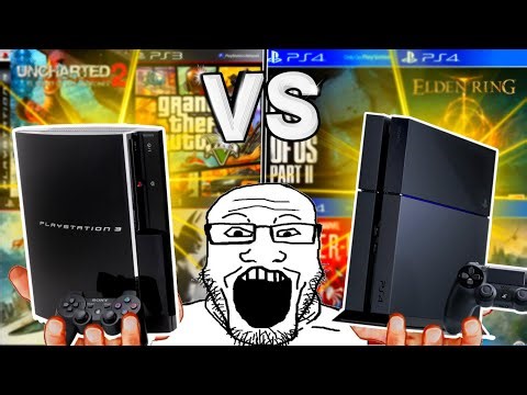 PLAYSTATION 3 VS PLAYSTATION 4 😱😱🔥🔥