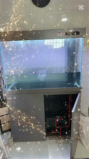 AIDEAL Best Arowana Fish Tank | 3×1.5×2.5FT Custom Modern Design in Gray