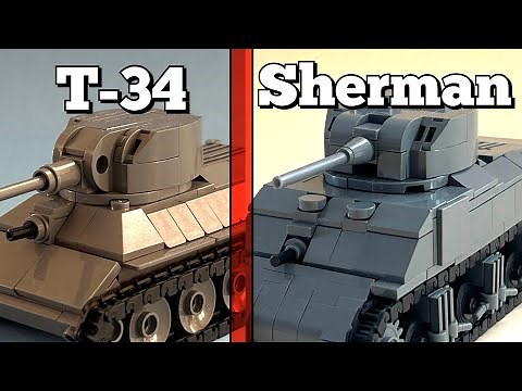 Most produced Tanks of WW2 in LEGO