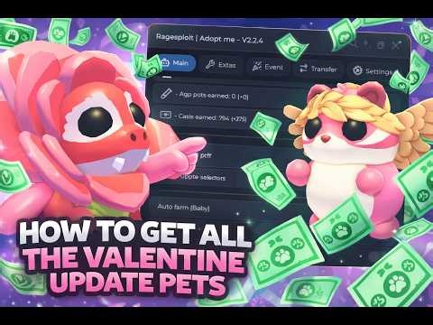NEW VALENTINE PETS 💕 This Money Script Goes CRAZY 😱