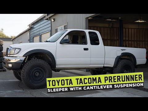 2003 Toyota Tacoma PreRunner SLEEPER Build Walk Around First Gen with Cantilever Suspension