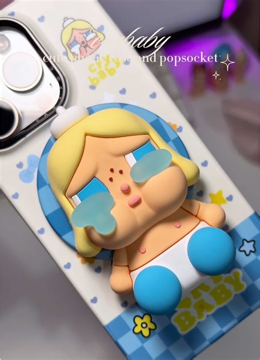 it’s so cute!!! 🥹 as someone who loves the crybaby ik i have to get these phonecase and popsocket 🫶🏻 #crybaby #phonecase #cutephonecase #popsocket #cutecase