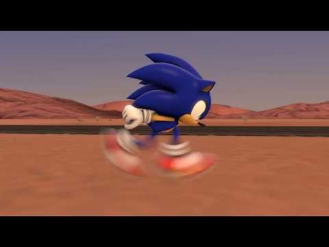 (SFM) Sonic run cycle