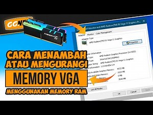 How to Add or Reduce VGA Memory from RAM Memory