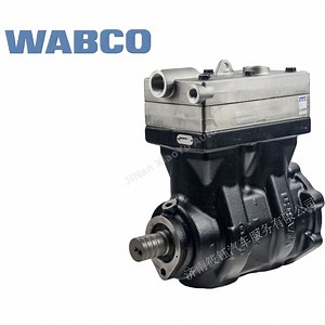 [Hot Item] Compresor de aire Wabco 9125600070 compresor de cilindro doble, 636 cc, montado en brida, se puede utilizar para Sinotruk (CNHTC) mayorista de China