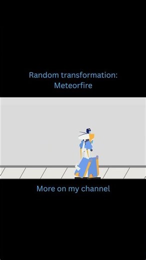 Random transformation: Meteorfire #transformer #autobots #sticknodes #animation
