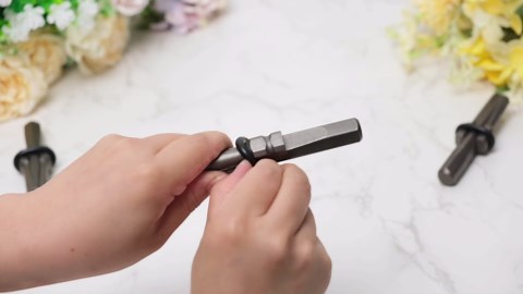 18 Pcs Rock Splitting Wedges with Feather Shims, 5/8 Inch Wedge and Shims Set, Heavy Duty Stone Hounding Equipment Rock Splitting Tools for Concrete, Granite, Marble