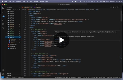 #100daysofwebdevelopment #100daysofwebdevelopment #100daysofcode #frontend #html #css #webdesign #buildinpublic #javascript #uidesign | Gurveer Singh