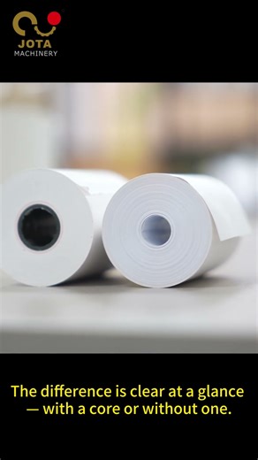 #shorts Core vs Coreless Rolls: See the Difference at a Glance