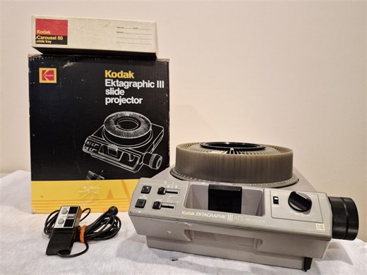 Rebuilt Kodak Ektagraphic III ATS Carousel Slide Projector Fully Functional 3752 - Etsy