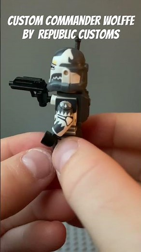 Custom Commander Wolffe by Republic Customs #legostarwarsclonewars #clonewars #wolfpack