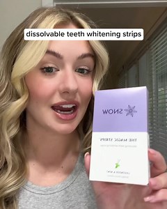 16 reactions | INTRODUCING: The Snow® Magic Strips — our first ever dissolving teeth whitening strips! ✨ No more gooey, icky or sticky. This is the new era of teeth whitening strips… ✔️ Simple, Effortless & Discrete ✔️ Remove All Those Deep Stains In Minutes ✔️ Self-Dissolving To Avoid All The Mess! Whiter teeth are just a strip away with Snow 醴 | SNOW Teeth Whitening | Facebook