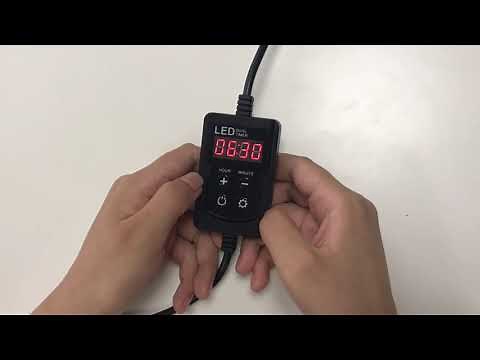 Nicrew Dual Channel LED Light Timer Instruction Video
