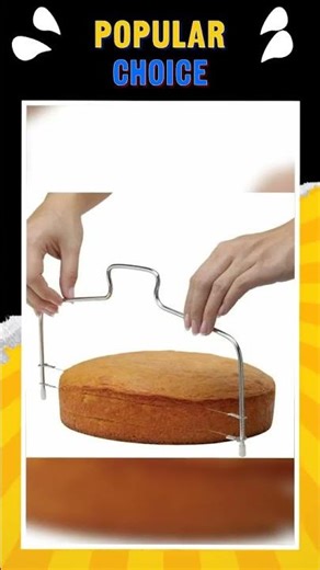 Adjustable Stainless Steel Cake Cutter for Perfect Layers