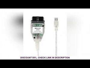 V18.00.008 Mini Vci For Toyota J2534 OBD2 Car Diagnostic Cable FTDI Chip TIS Techstream MINI-VCI OBD