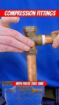 Using Paste on a Compression Fitting 🔧 this time! 👀