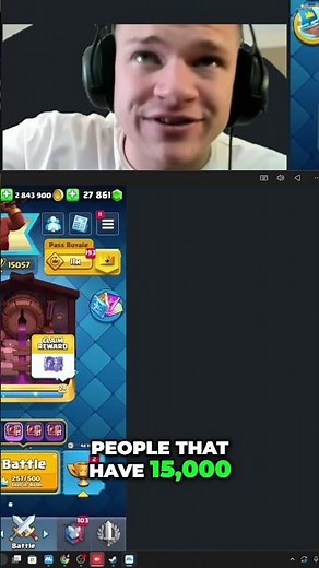 Clash Royale Level 16: Maxed Account vs. Trolls #shorts