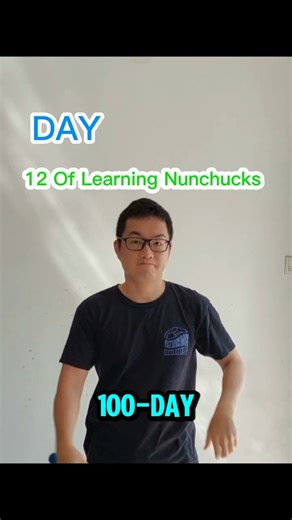 Day 12 of the 100-Day Nunchuck Learning #nunchucks #martialarts #tutorial
