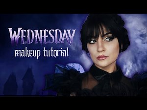 Wednesday Addams (Jenna Ortega) Makeup Tutorial【Netflix: Wednesday】🖤| Halloween 2025 | Madalyn Cline