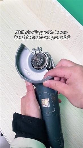 Quick Install Angle Grinder Guard - No Screws Needed